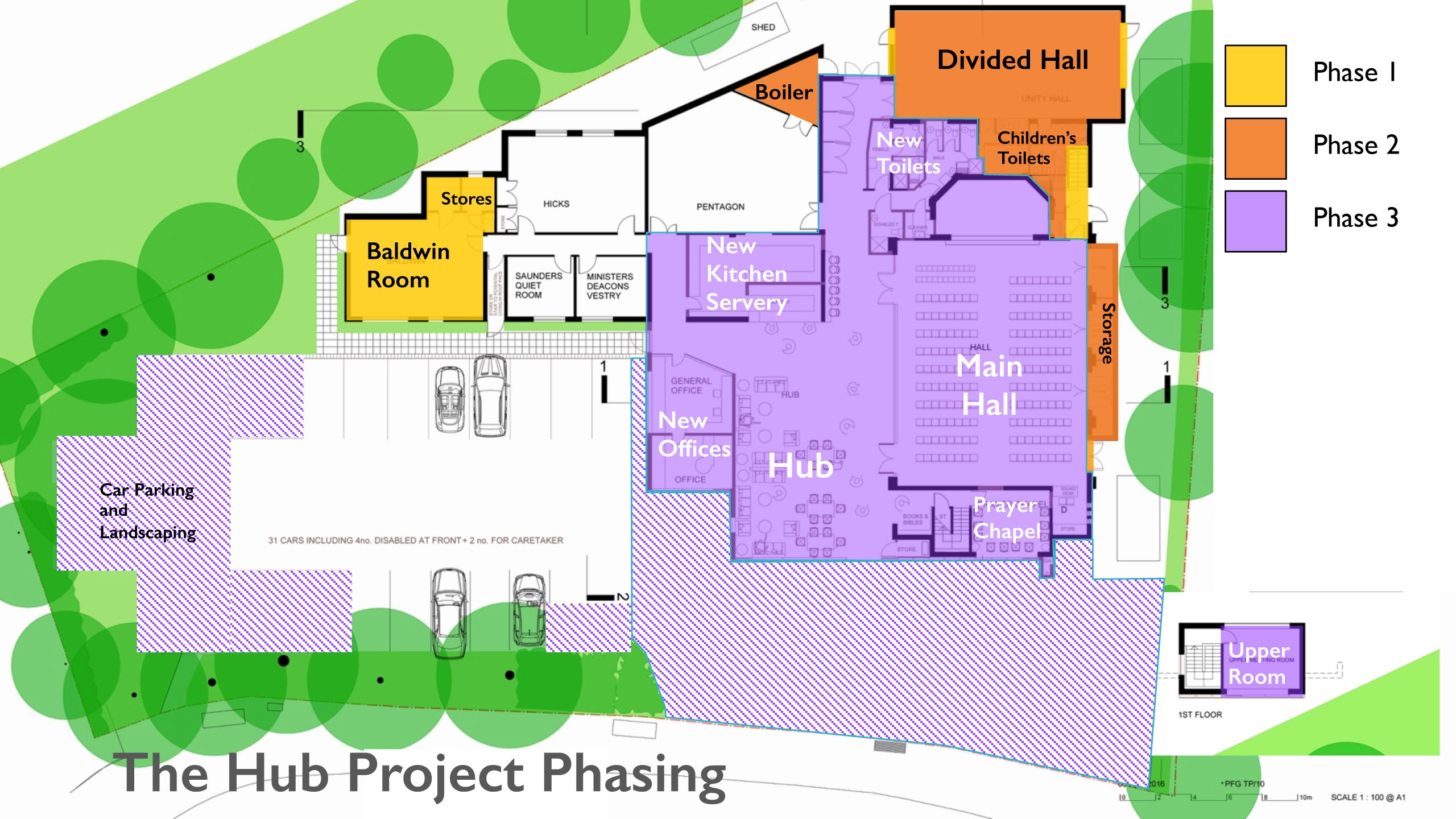 Hub Project Phasing - Worcester Park Baptist Church